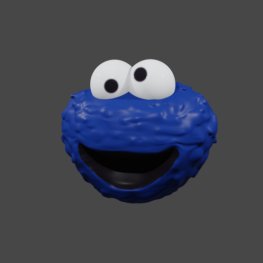 🍪 Sesame Street cookie monster Head・ STL File for ・Cults