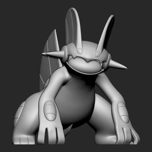 🐉 Pokemon - Swampert with 2 poses・ STL File for ・Cults