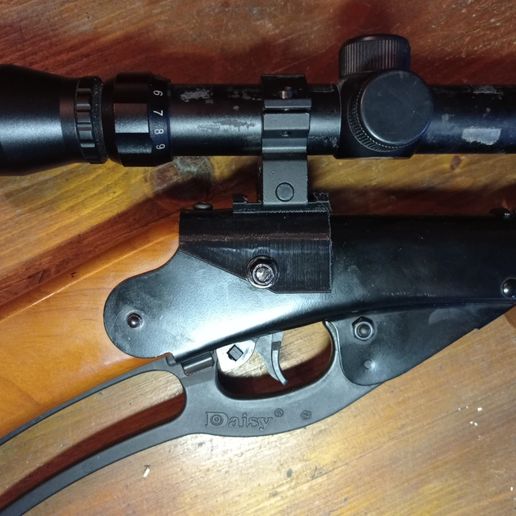 🔫 Daisy Red Ryder BB gun 22mm NATO scope rail COMMERCIAL・ STL File for ...