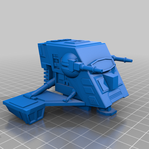 ⭐ INT-4 Mini Rig Star Wars Legion Scale・Free STL File for ・Cults