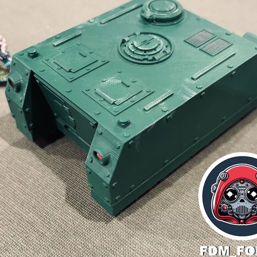 🪖 GRIM113 Grimdark Spacenam M113 APC proxy [FDM FRIENDLY, SUPPORTLESS ...