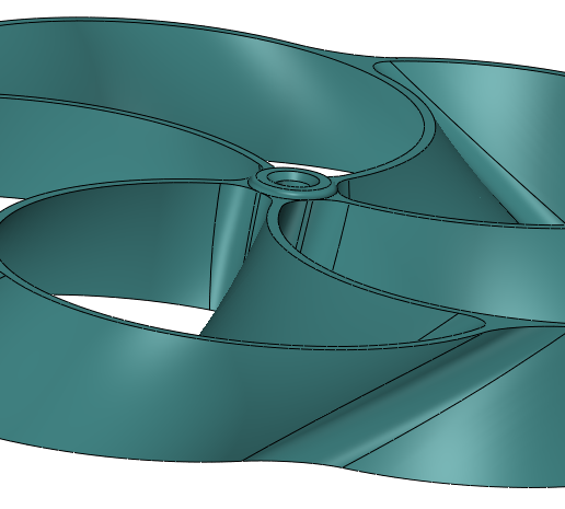 STL file Drone fan 5 wing toroidal Ø148 🪶 ・Design to download and 3D ...