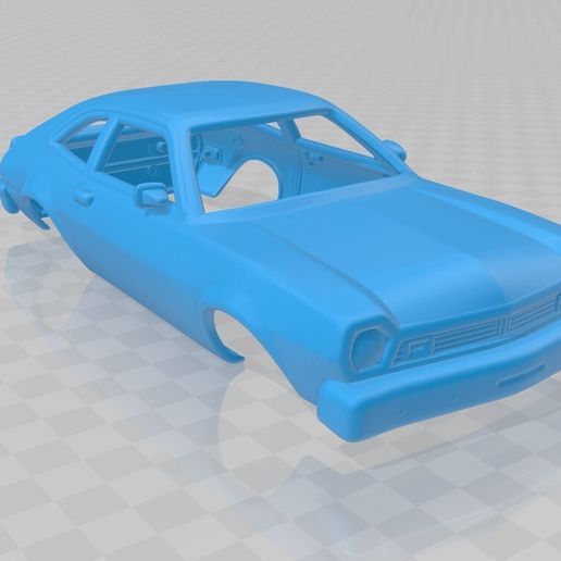 🚙 Ford Pinto Hatchback 1976 – STL Body Car Only・ 3D File for 3D ...