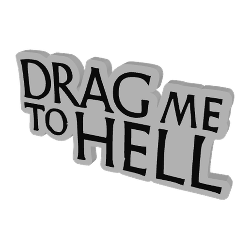👾 3D MULTICOLOR LOGO/SIGN - Drag Me to Hell・ STL File for 3D printing・Cults