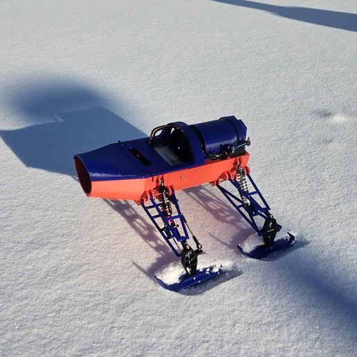 STL file Jet Powered RC Snow Buggy 🌨️ ・3D print object to download・Cults