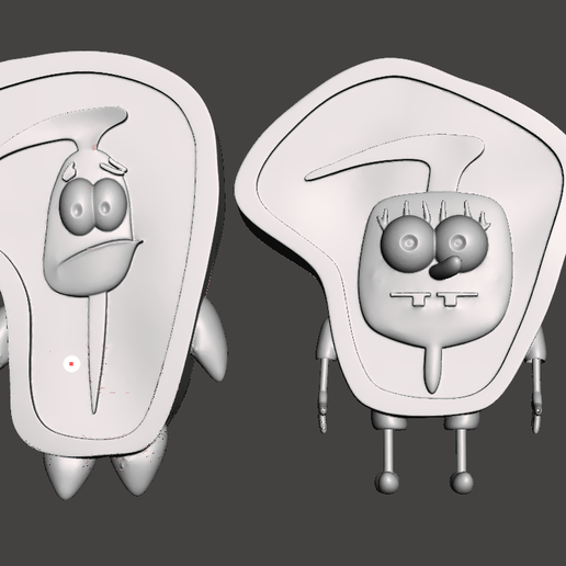 👾 steak spongebob and patrick・ STL File for 3D printing・Cults