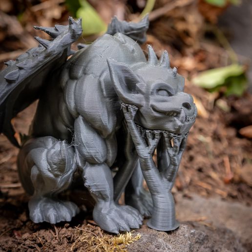 🗿 Gregor the Gargoyle - Desk Statue - Fabled Creatures 01・ STL File for ...