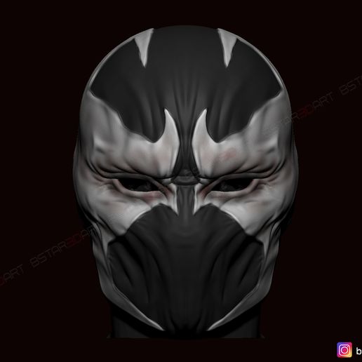 🦾 Spawn Comic Mask・ STL File for ・Cults