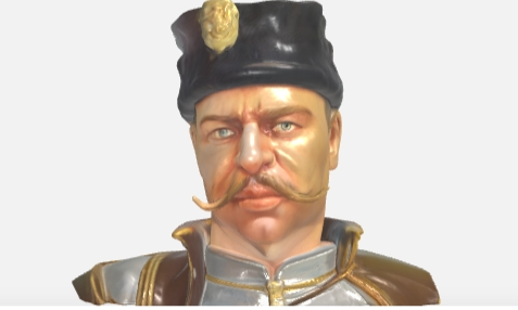 OBJ file Хаджи Димитър - Бюст / Hadji Dimitar - Bust 👤 ・3D printer ...