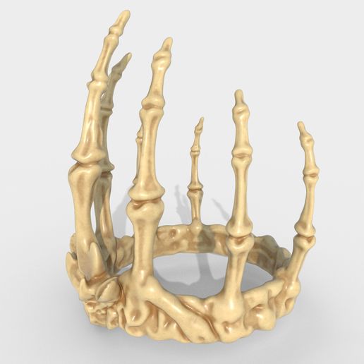 Archivo STL Crown SKELETON - SKELETON Crown 👑 ・Plan de impresora 3D ...