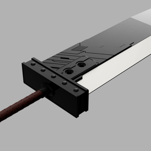 STL file FFVII: Rebirth - Buster Sword - Moogle Cloud Version (Multiple ...