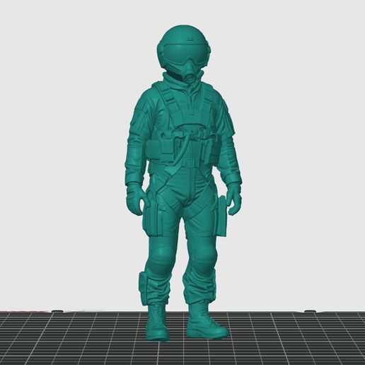 🧑‍ ️ Apocalypse Pilot・ STL File for 3D printing・Cults