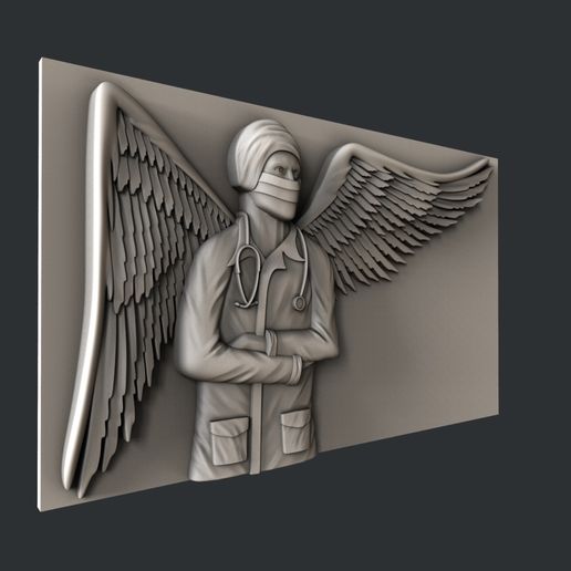 🩺 doctor angel・Free STL File for ・Cults