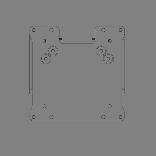 🥼 Sim Lab VARIO Vesa Adapter - CAD Reference・ STEP File for CNC ...