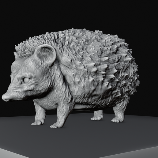 STL file hedgehog stl 🦔 ・3D printing design to download・Cults