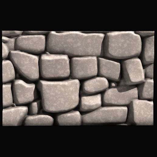 3D file Stone Wall 92 🏰 ・Model to download and 3D print・Cults