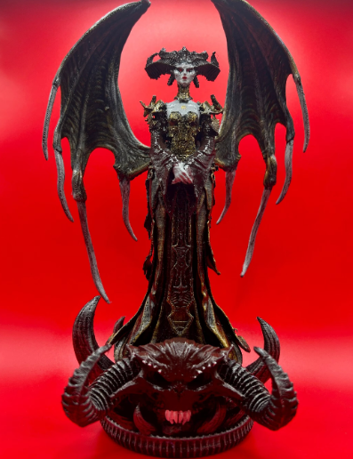 👾 diablo 4 lilith・ STL File for 3D printing・Cults