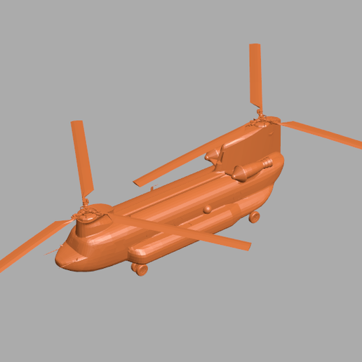 🏠 Boeing-Vertol CH-47 Chinook・ STL File for 3D printing・Cults