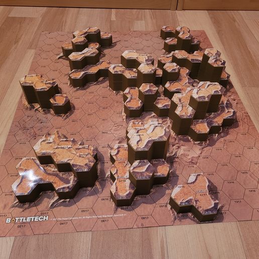 🗺️ BATTLETECH TERRAIN MAP SAND DRIFTS #1 (BATTLETECH MAP PACK DESERT ...