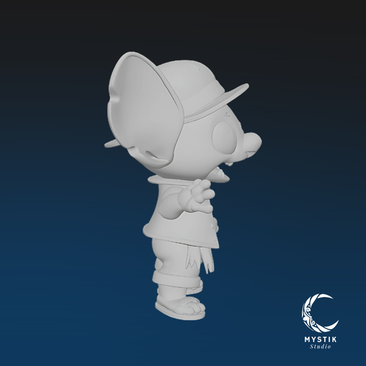 🎩 Stitch Luffy - Chibi fusion between the captain of the Straw Hat and ...