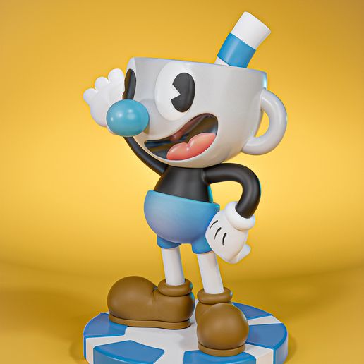 👾 Mugman - Cuphead - Extra・ 3D File for 3D printing・Cults