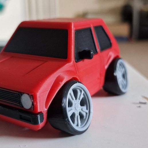 🏌️ Tooned VW GOLF MK1 - model kit・3D Print with the Bambu Lab X1C 3D ...