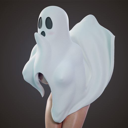 🫦 Figurine collection / Sexy ghosts / 3 pieces・ STL File for 3D printing・Cults
