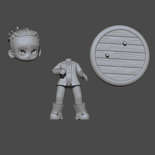 STL file Ekko_Arcane_chibi 👾 ・Design to download and 3D print・Cults