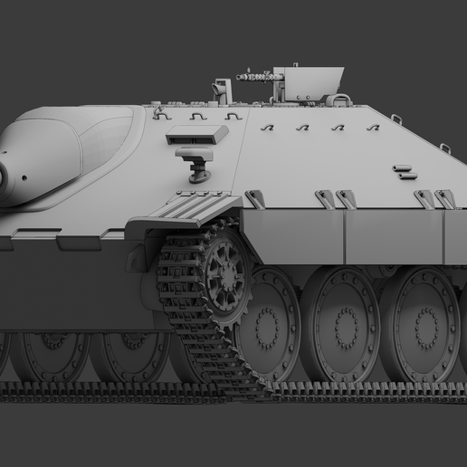 🌆 Sd.Kfz. 138-2 Jagdpanzer 38(t) Hetzer 1:35・ STL File for 3D printing ...