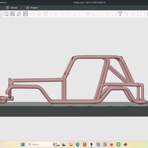 🖼️ 80's style Jeep Wrangler Rubicon inspired tubular single pipe frame ...