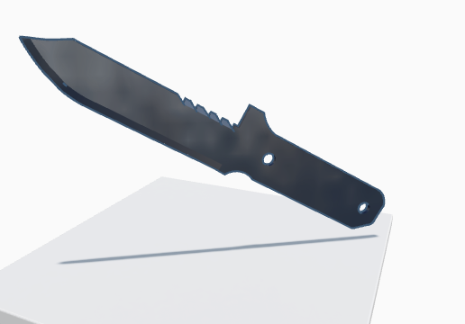 ⚙️ Metal Gear Solid 3 CQC knife・ STL File for 3D printing・Cults