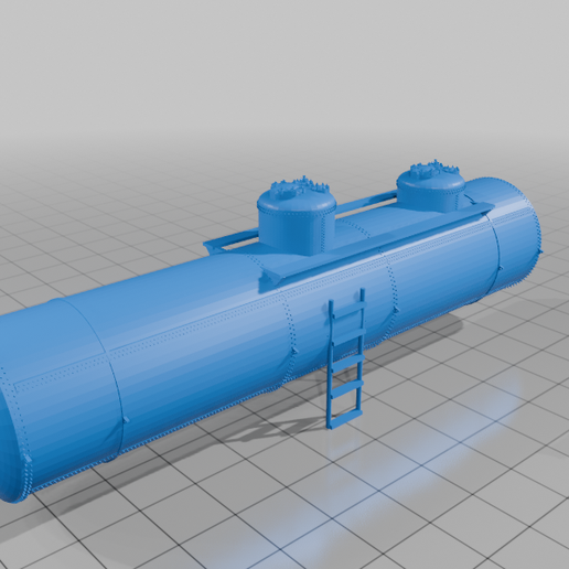 🪖 Tank car (Single and double domes) (HO scale)・Archivo 3D Gratis para ...