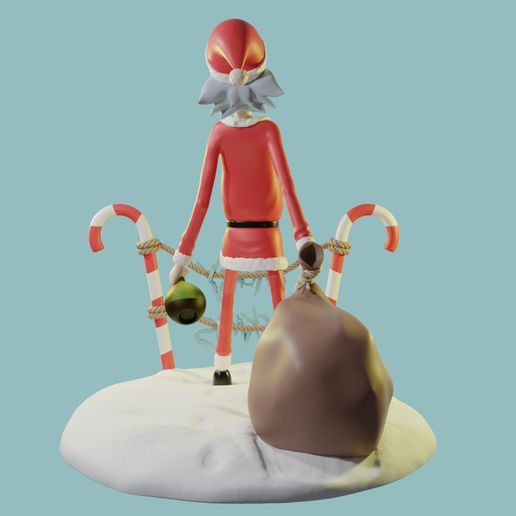 🎅 SANTA RICK - RICK AND MORTY・ STL File for 3D printing・Cults