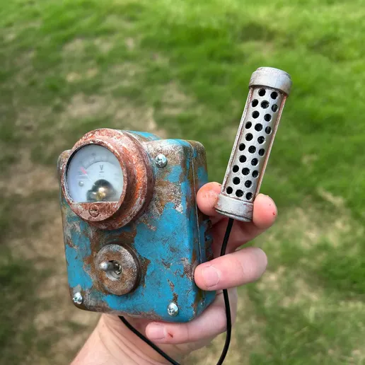 👾 FALLOUT NV inspired geiger counter DIY prop.・ 3D File for 3D printing ...