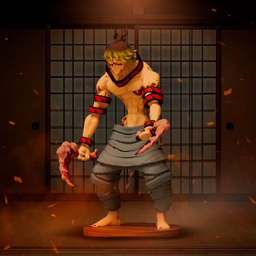 🗿 Gyutaro Kimetsu no Yaiba Demon Slayer・ STL File for 3D printing・Cults