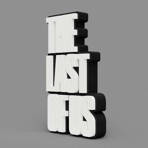 STL file The Last of Us Logo 🏢 (3MF)・Model to download and 3D print・Cults