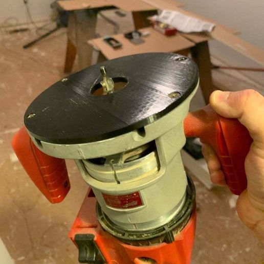 Free STL file Base Plate for Six Inch Milwaukee Router 🧞‍♂️ (SCAD)・3D ...