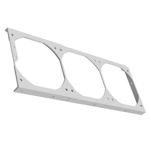 📱 Supermicro SC846 120mm Fan Shroud・ STL File for ・Cults
