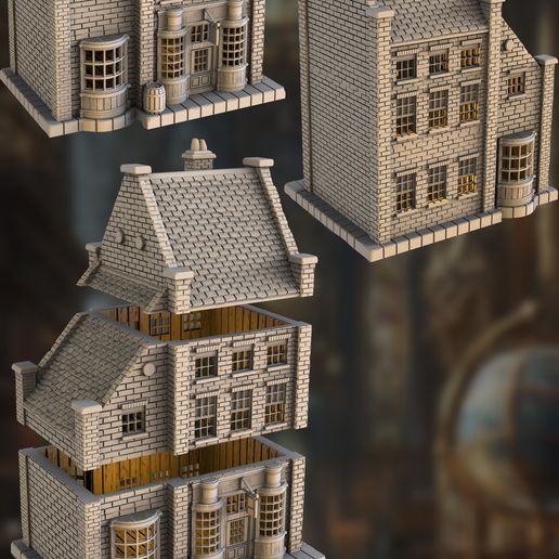 🗺️ Potters World and Wizarding houses - Entire Collection・ 3D File for ...