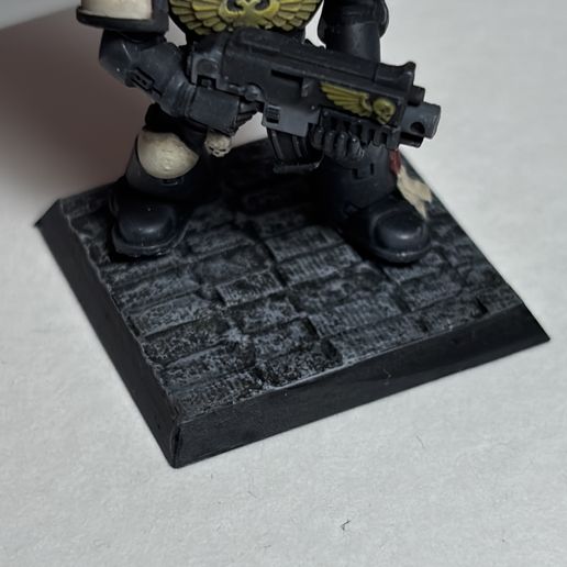 🟪 Square and Rectangle Bases Set – Bricks 50 Texture (20–150mm ...