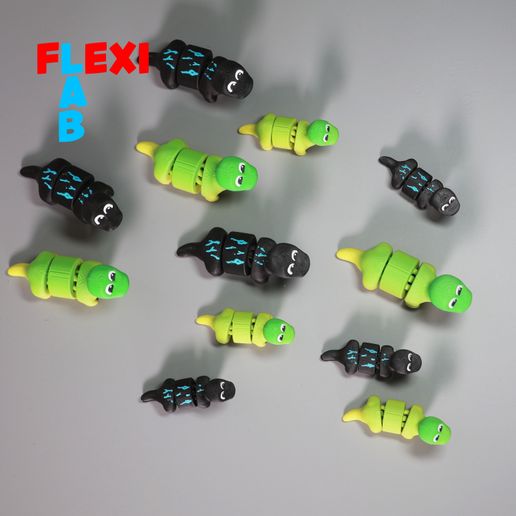 🦖 Mini Tiny Flexi Dino Brontosaur / Brachiosaur・ STL File for 3D ...