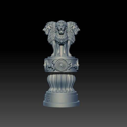 🗿 Ashoka stambh 3D model for 3D printing・ STL File for 3D printing and ...