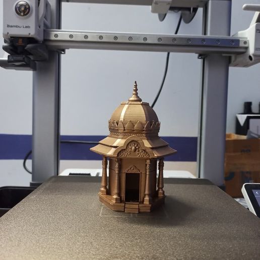 🕍 Indian Style Mini Temple | 3D Printable Mandap Model・ STL File for 3D ...