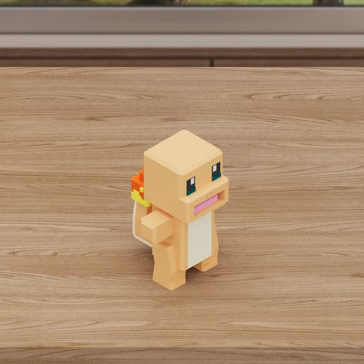 🐉 Charmander Pokemon Multipart・Free 3D File for 3D printing・Cults