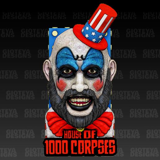 House Of 1000 Corpses Captain Spaulding Stl