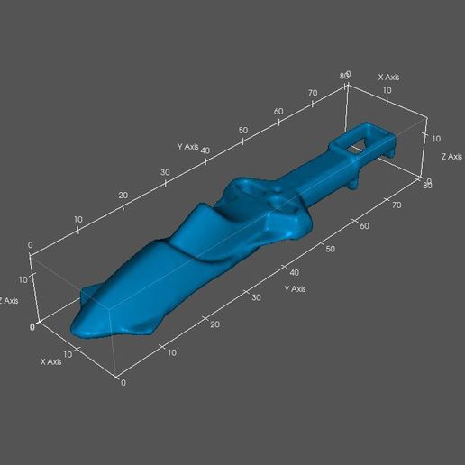 ⚙️ Crush Gear Turbo Fangdasher Font Weapon 3D Scan・ STL File for 3D printing・Cults