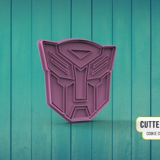 🤖 Transformers Cookie Cutter・Archivo STL para Impresión 3D・Cults