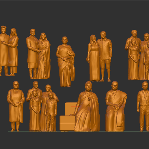 🎨 miniatures combo・ STL File for 3D printing・Cults