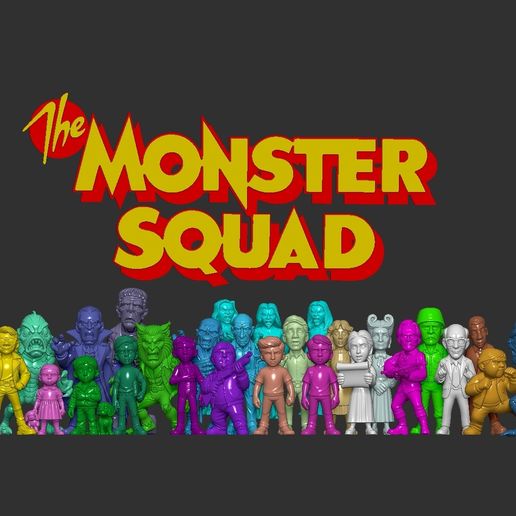 The Monster Squad Full Figures Set - Cults3D 3D Model | 3Drop