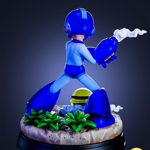 👨 Mega man - FAN ART・ 3D File for 3D printing・Cults